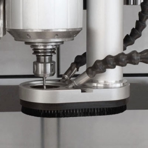 Efficient extraction of aluminium chips | vhf camfacture AG